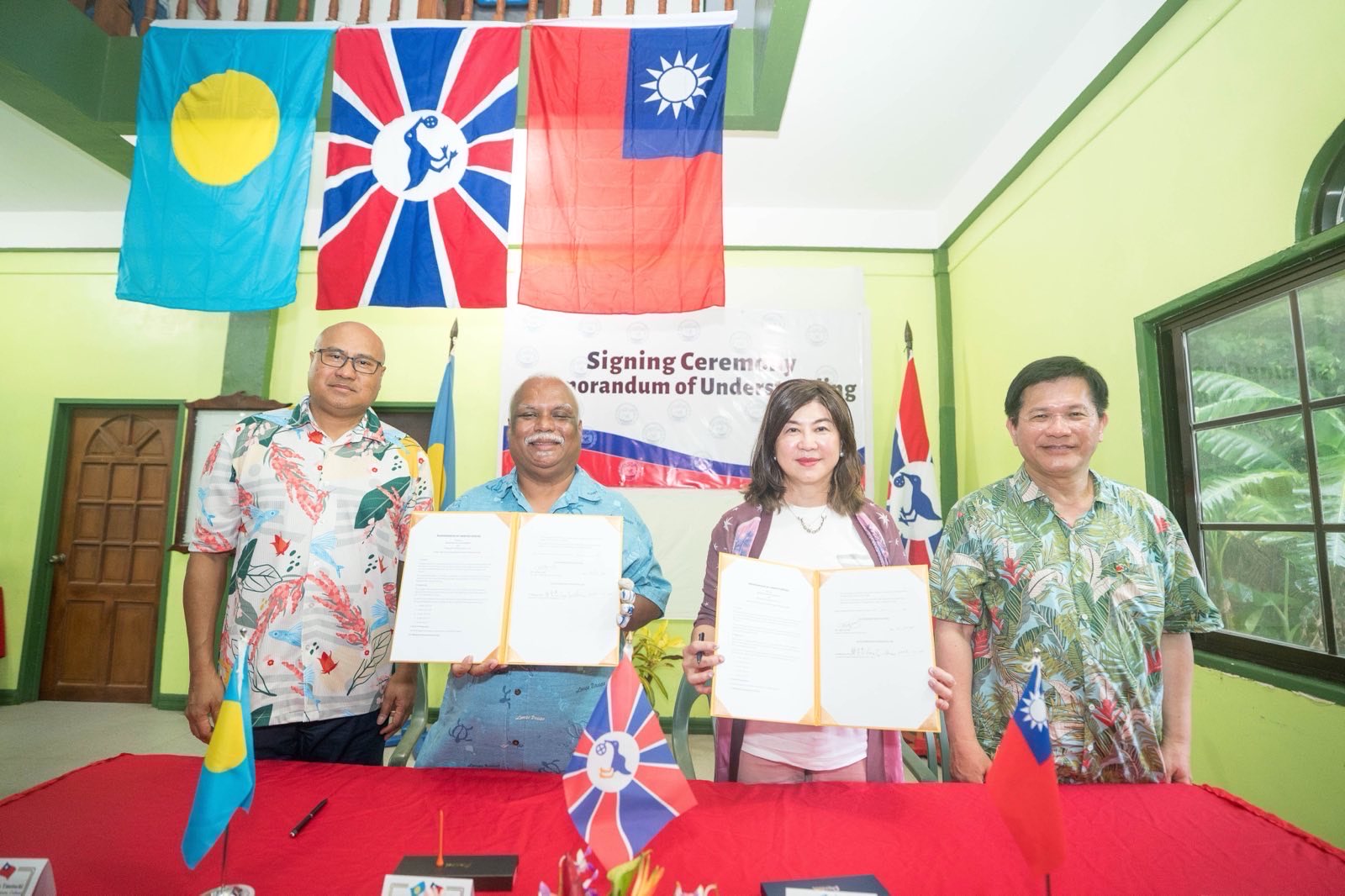 Foreign Minister Lin leads delegation to Palau, witnesses fruits of ...